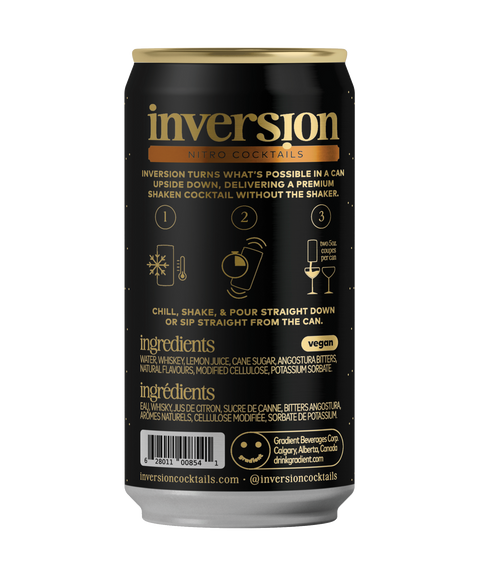 Inversion Whiskey Sour – Gradient Beverages